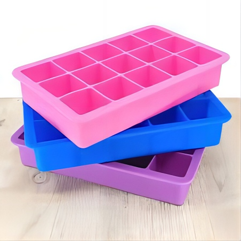 Square Silicone Ice Making Moulds - Neosilicone