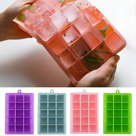 Square Silicone Ice Making Moulds - Neosilicone
